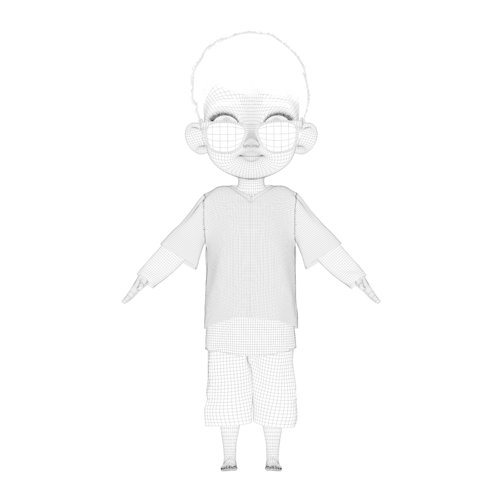 Edi r Cartoon Boy Rigged