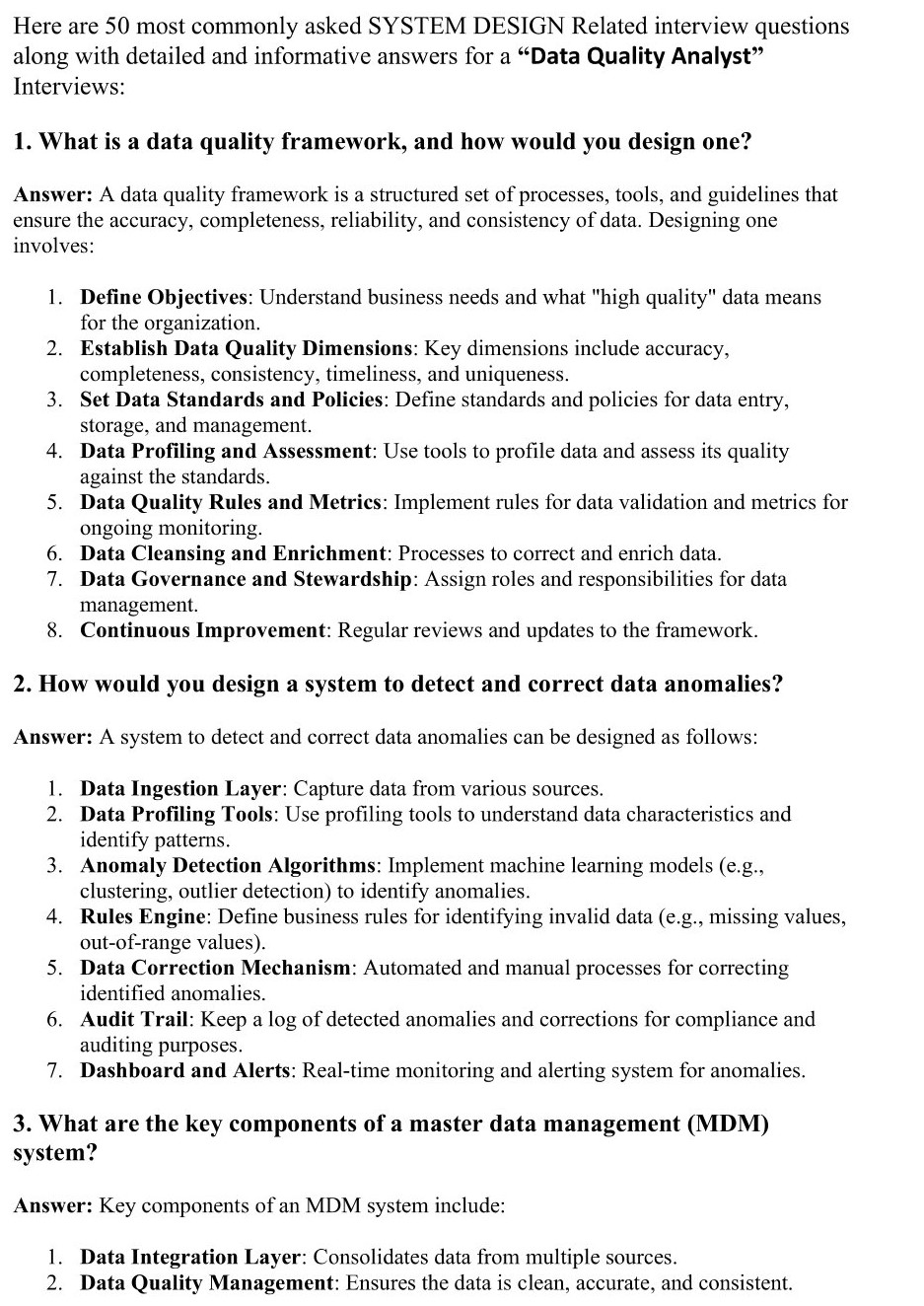 6 Pdfs Containing All Types Of Most Asked Interview Qanda Scenario Based