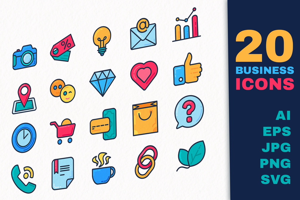 Online Business Icons