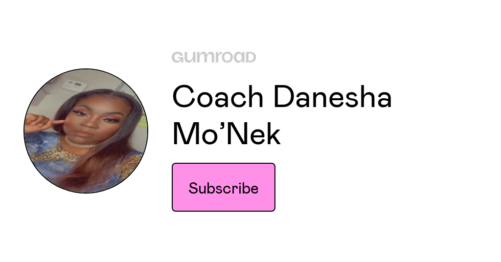 Coach Danesha Mo’Nek