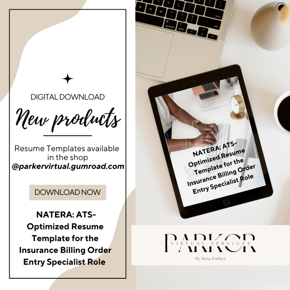 🎯 ATS-Optimized Resume Template for Insurance Billing Order Entry ...