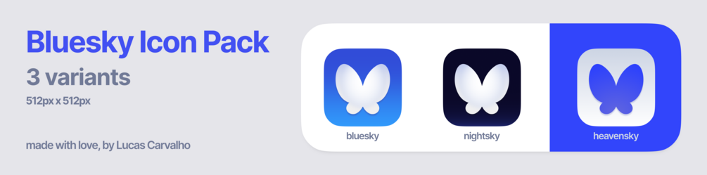 Bluesky Icon Pack