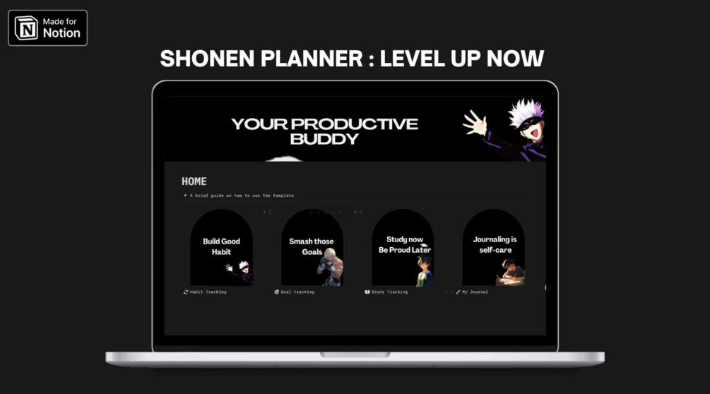 Shonen Planner - Notion Template