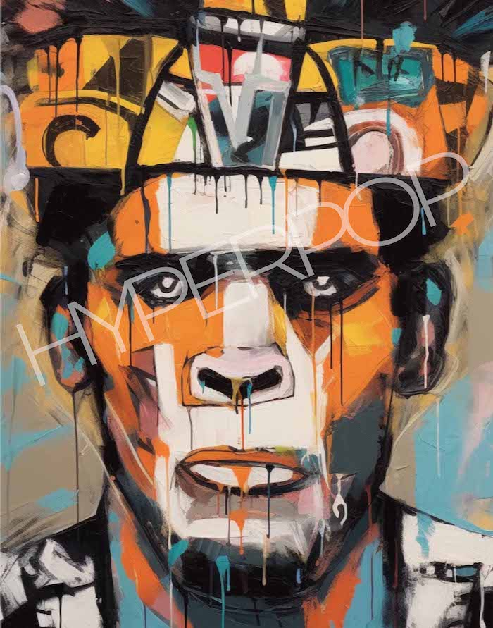 KingSamoo Print Inspired by Picasso & Basquiat, digital art for sale ...