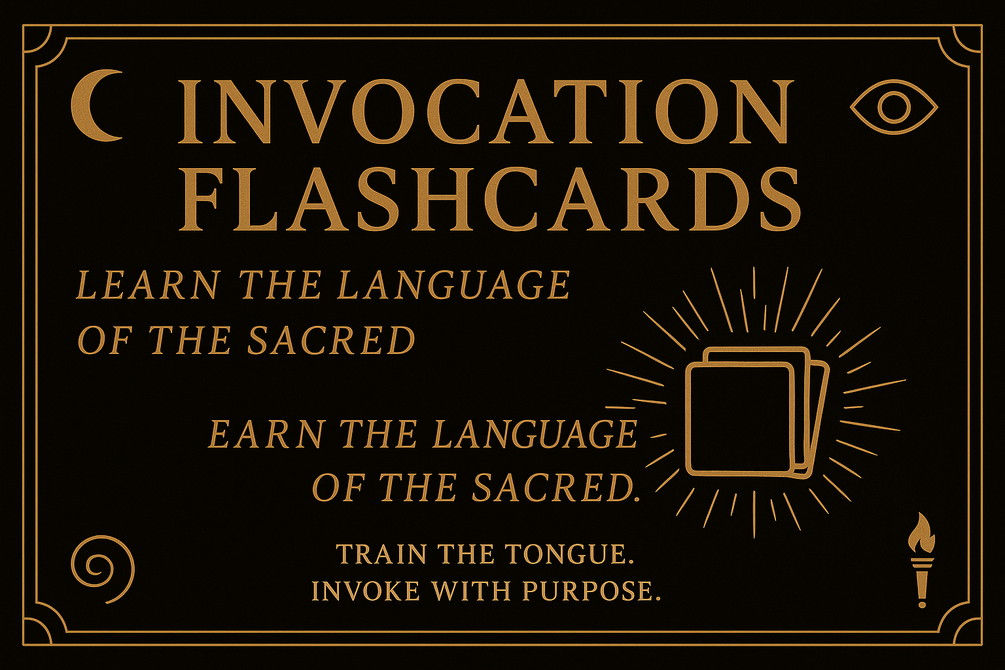 Invocation Flashcards