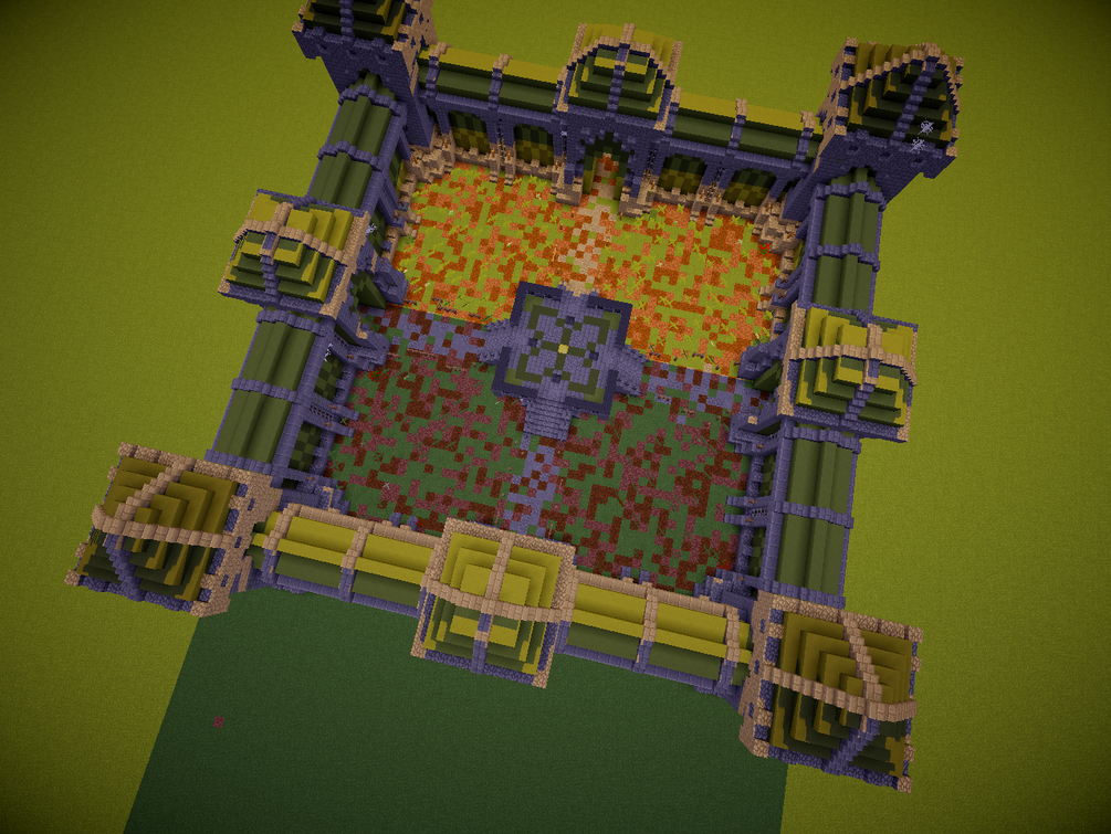Minecraft Faction Spawn (Nature/Forest Themed)