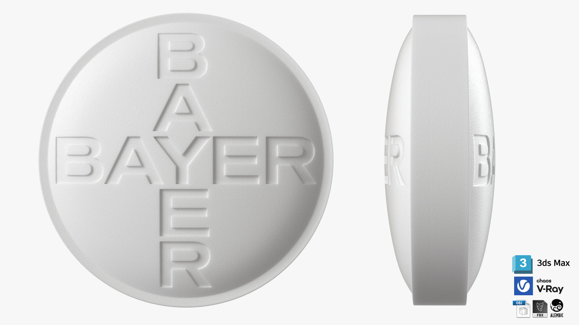 Bayer Pill | 3D Model