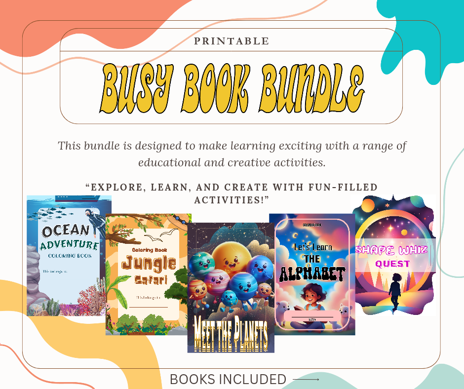 BUSY BOOK BUNDLE (Printable)