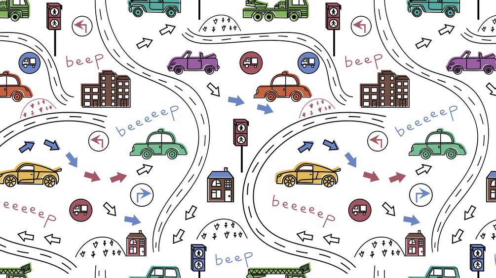 Cruisin' Colors Coloring Books