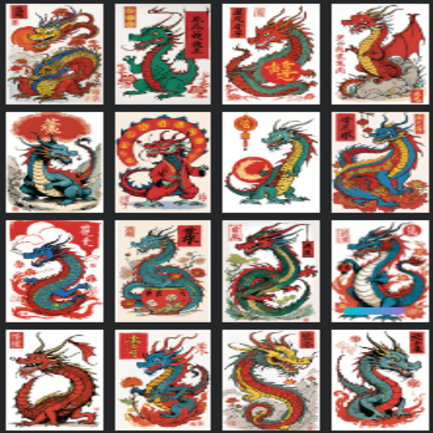 Lunar Year of the Dragon Red Packet/Greeting Card Design Theme-2 ...