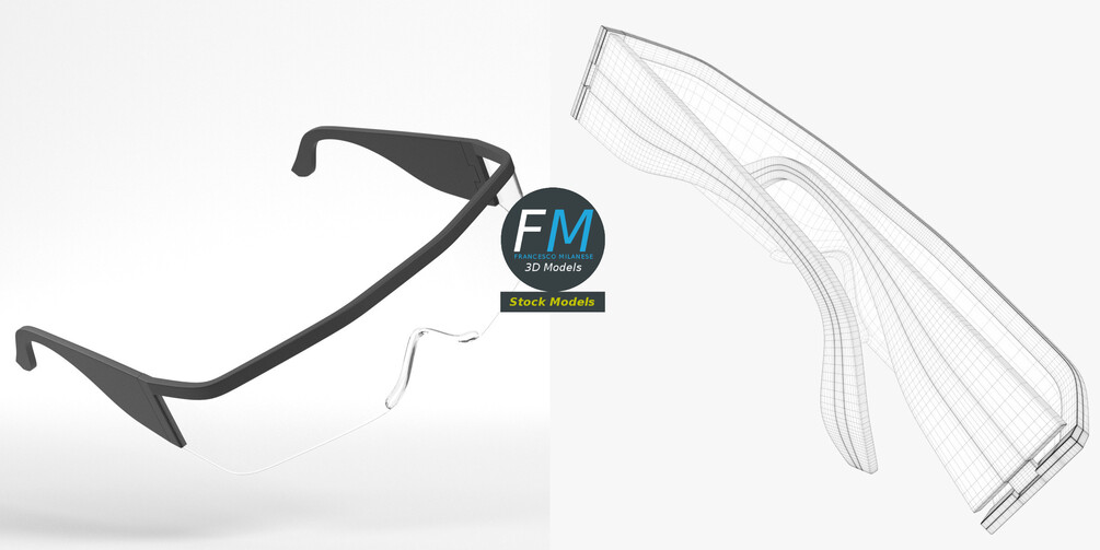 3D MODEL - Safety spectacles