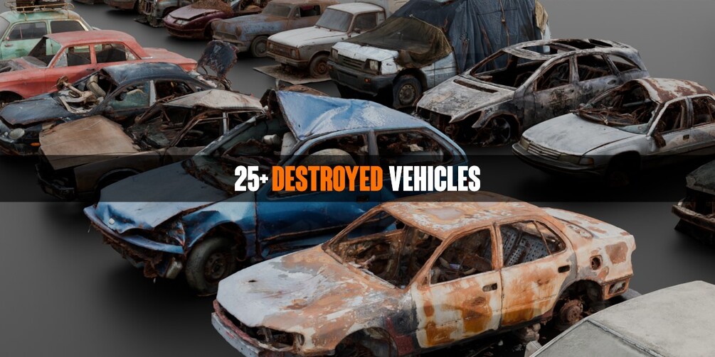 Realistic Destroyed Vehicles