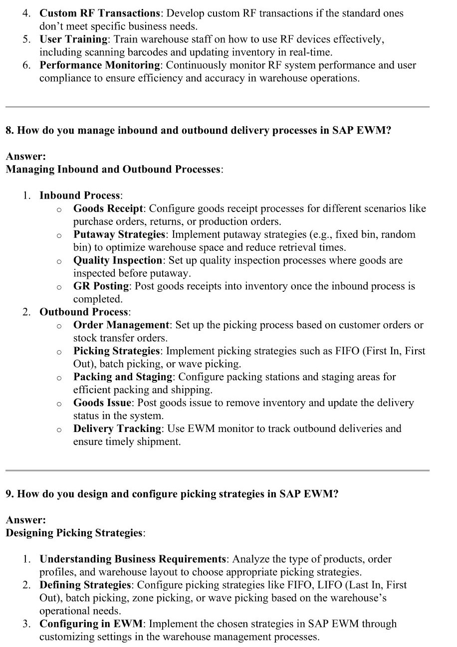 8 PDFs containing ALL Types of Most Asked Interview Q&A (Scenario-Based ...