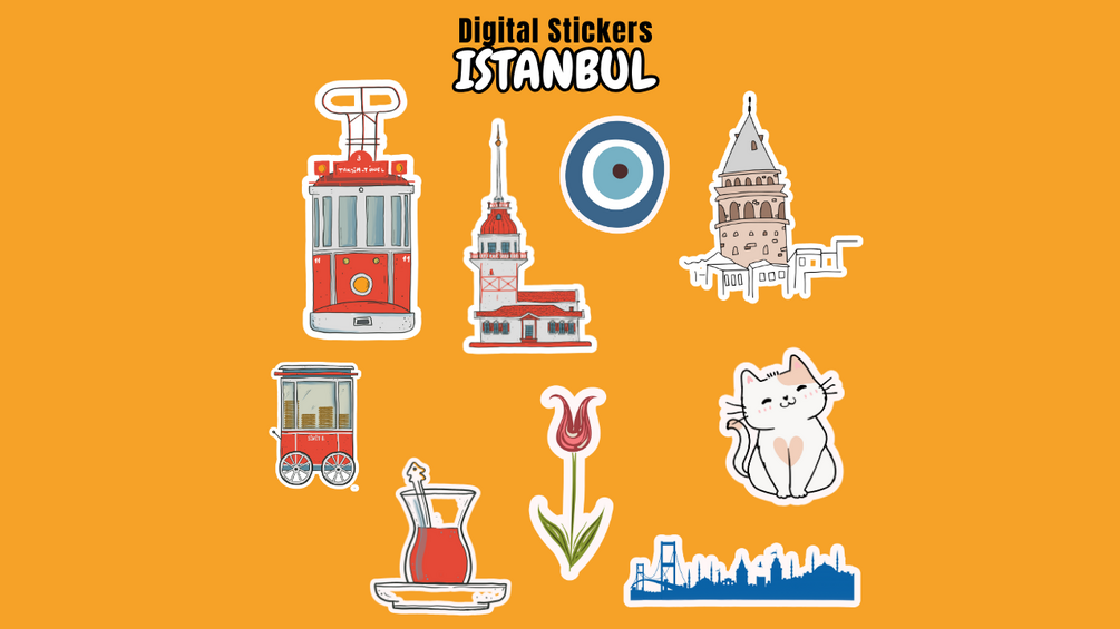 Digital Stickers - İstanbul