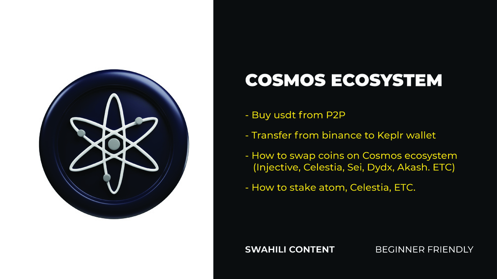 Cosmos Ecosystem (Swap Coins)