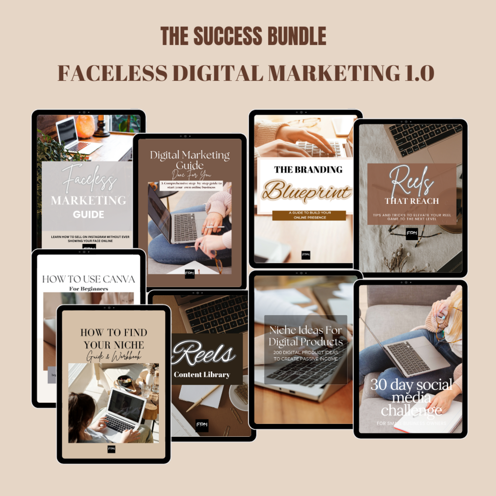 The Success Bundle of Faceless Digital Marketing 1.0