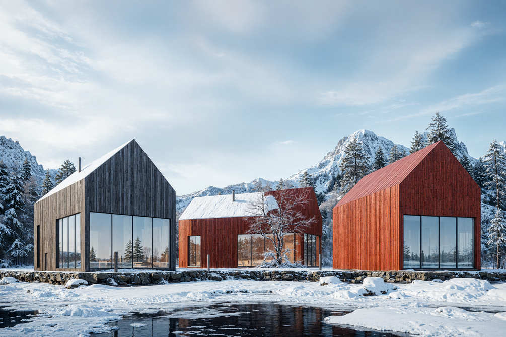 Modern Cabin 3d Model/Scene