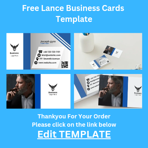 Free Lance Business Cards Template