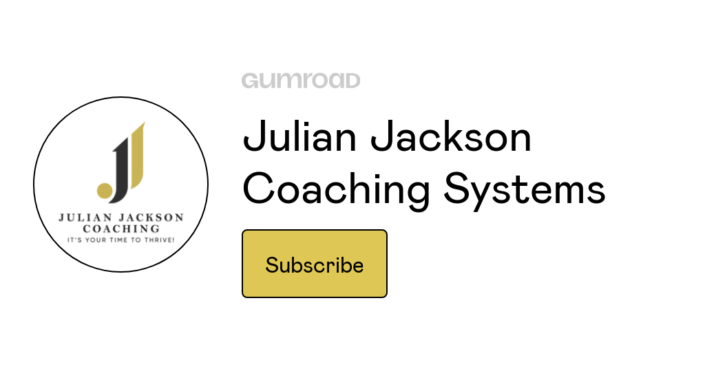 Julian Jackson Coaching Systems