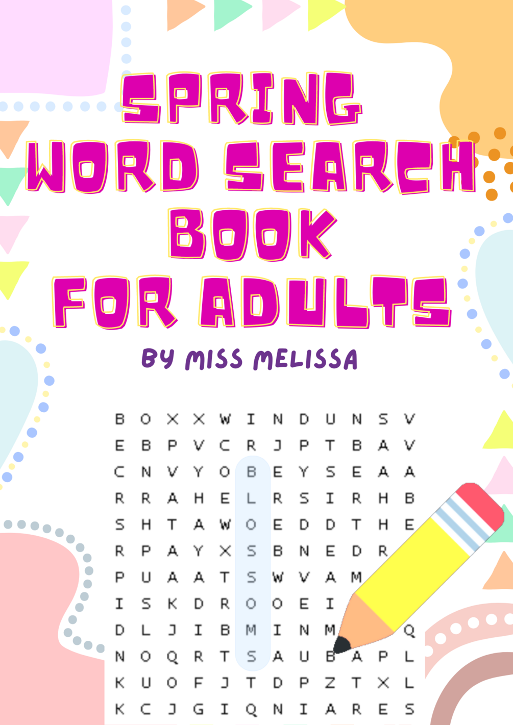 SPRING WORD SEARCH BOOK FOR ADULTS