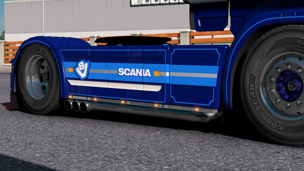 Scania RJL/4Series Sidebar And Pipe