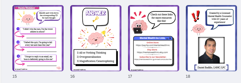 Decoding Your Noggin with CBT - Negative Thinking Patterns
