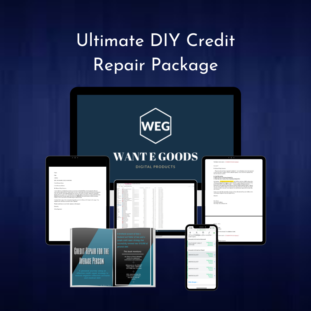 Ultimate DIY Credit Repair Package