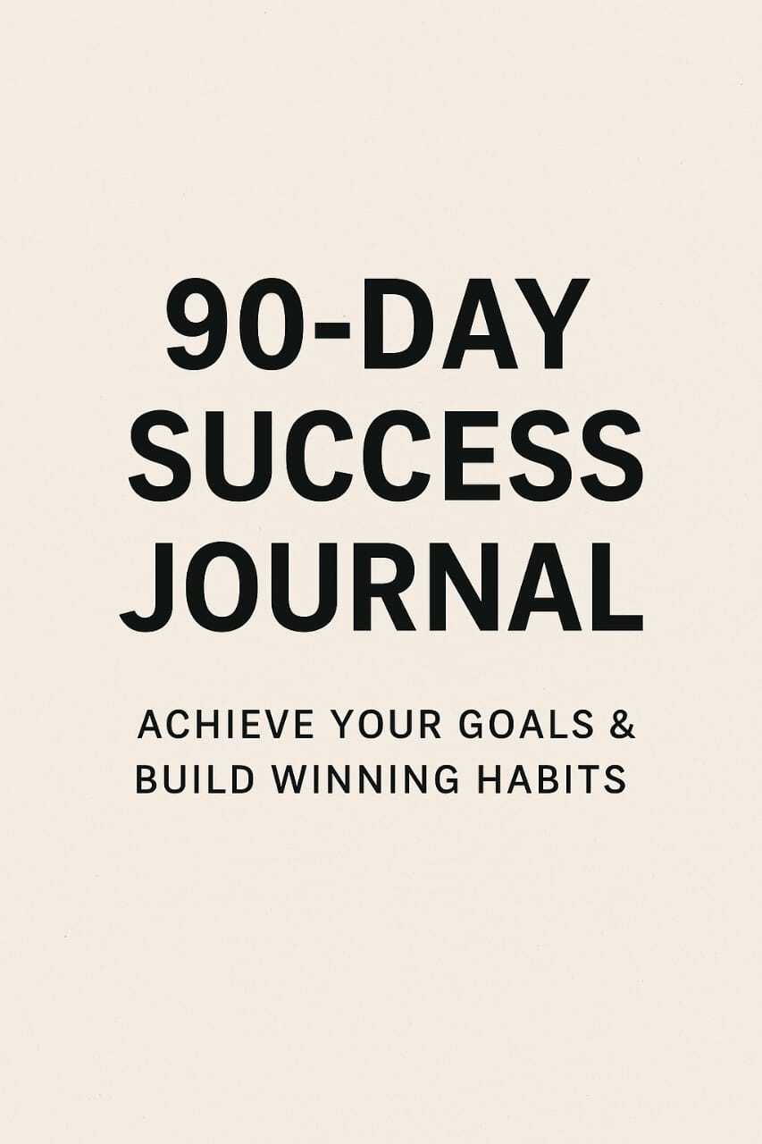 90-day Success Journal PDF