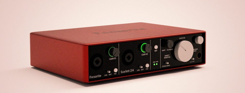 Focusrite Scarlett | 3D Model