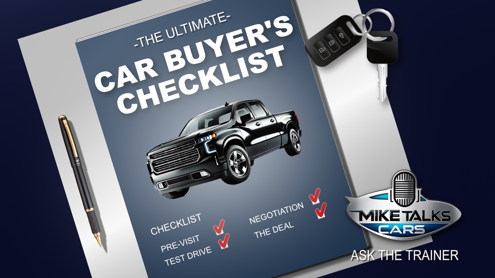 THE ULTIMATE CAR BUYER'S CHECKLIST