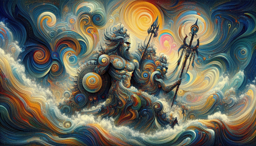 🎨 Divine Emotions: Abstract Expression Images of God's Creation 🌌
