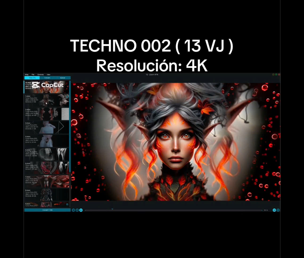 Techno 002 4K ( 13 VJ )