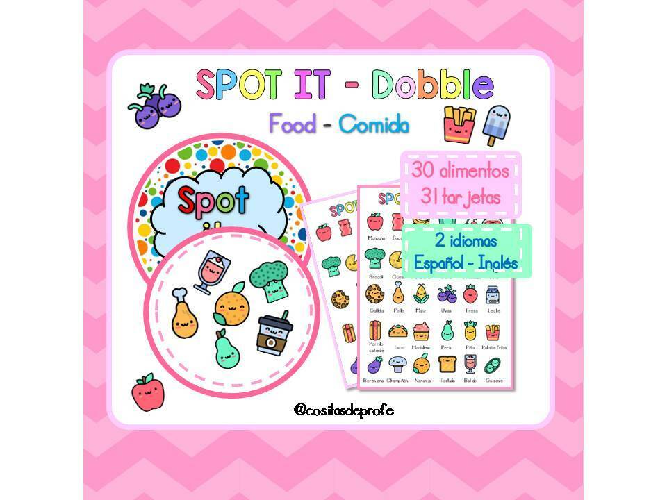 Dobble - Food (EN - ES)