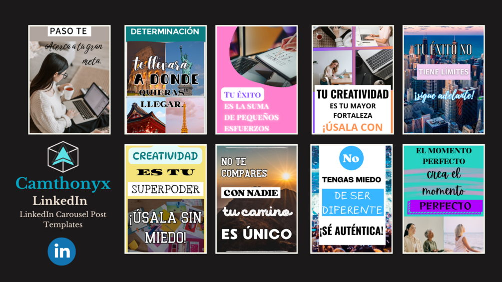 Pack de 25 Frases Inspiradores Plantillas Editables Canva para Redes ...