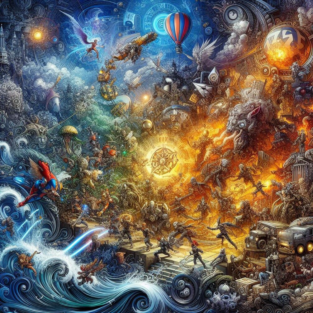 Dive into the World of Abstract Expression Images for Video Games! 🎮 # ...