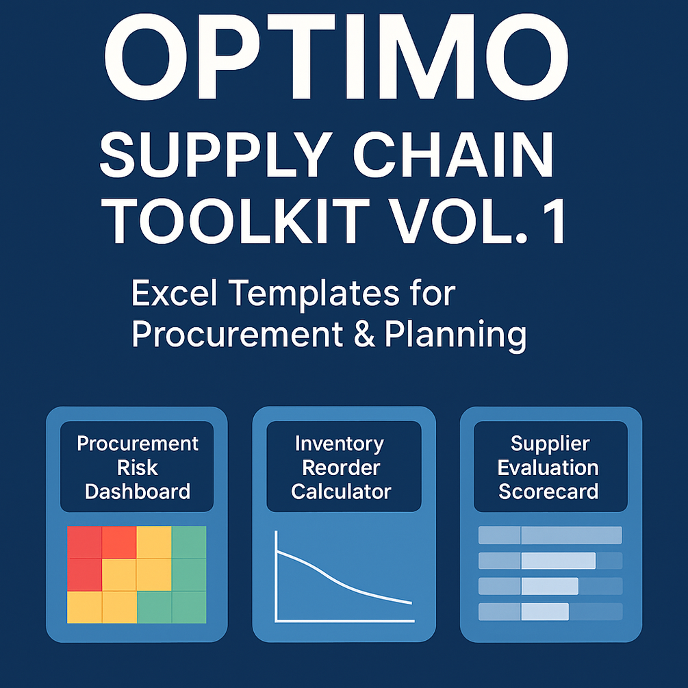 Optimo Supply Chain Toolkit Vol. 1