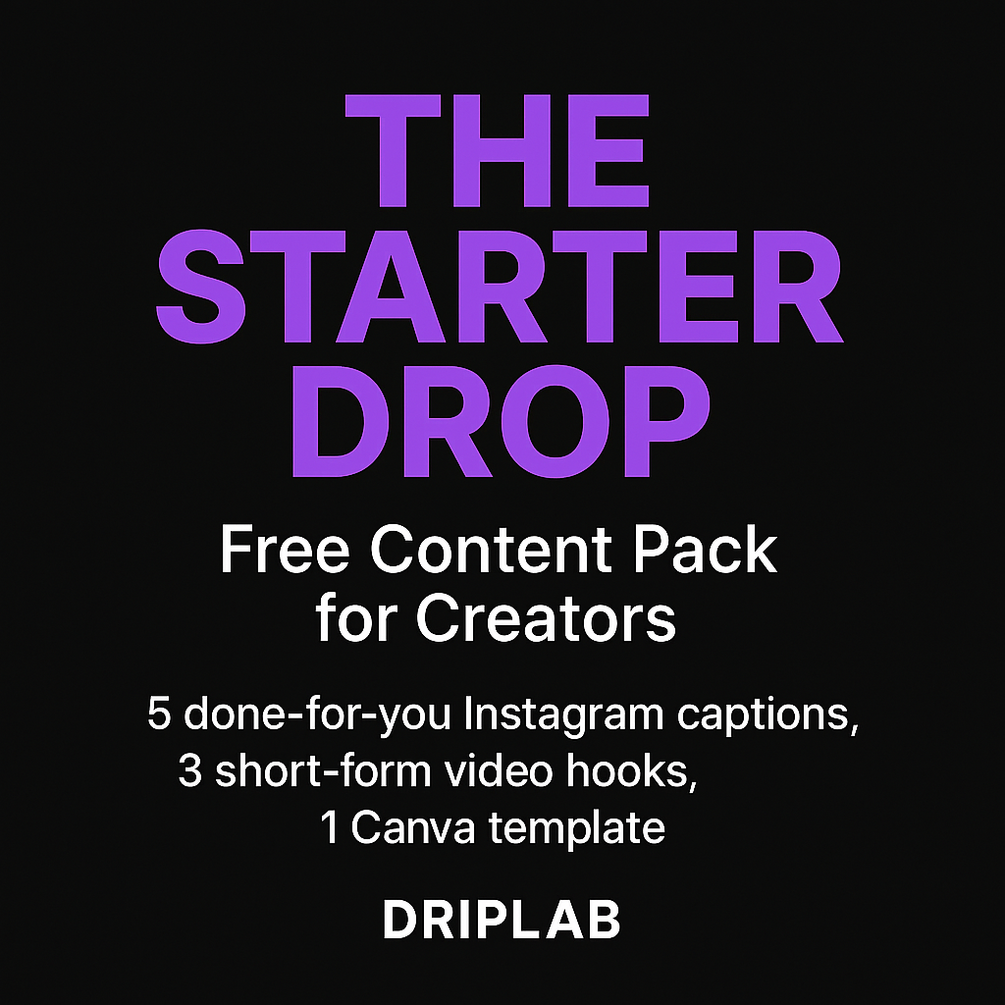 THE STARTER DROP-FREE
