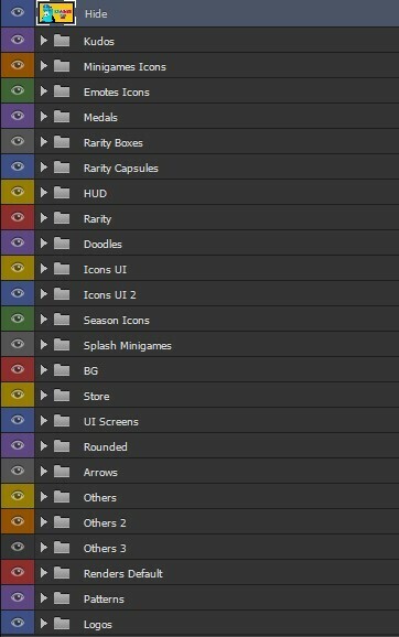 Fall Guys - Assets Pack PSD