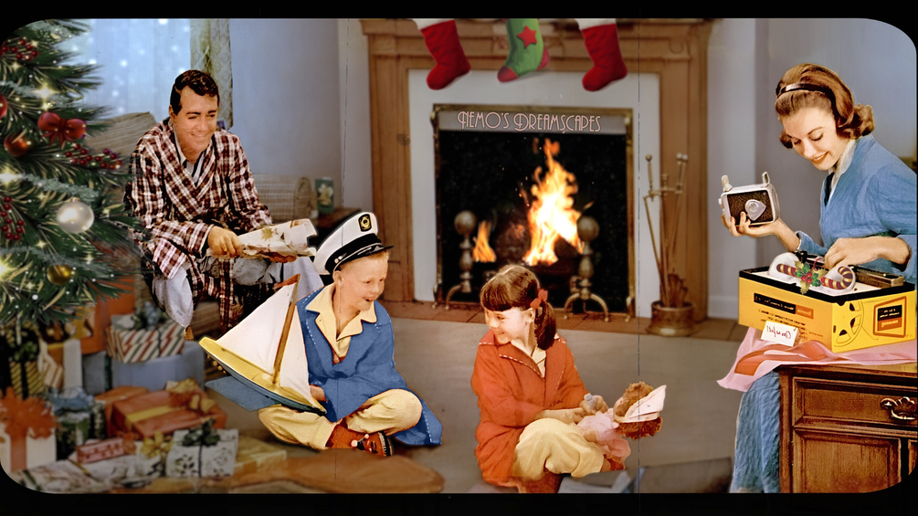 A Vintage Christmas morning 🎅 Oldies playing in another room 🎄 w/ cozy ...