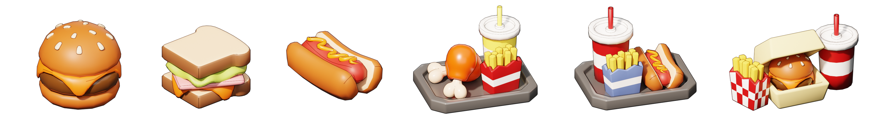 Assets Pack - Fast food