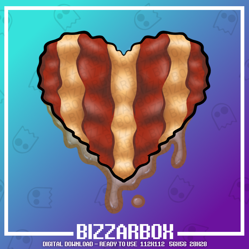 Streamer Emote: Bacon Heart