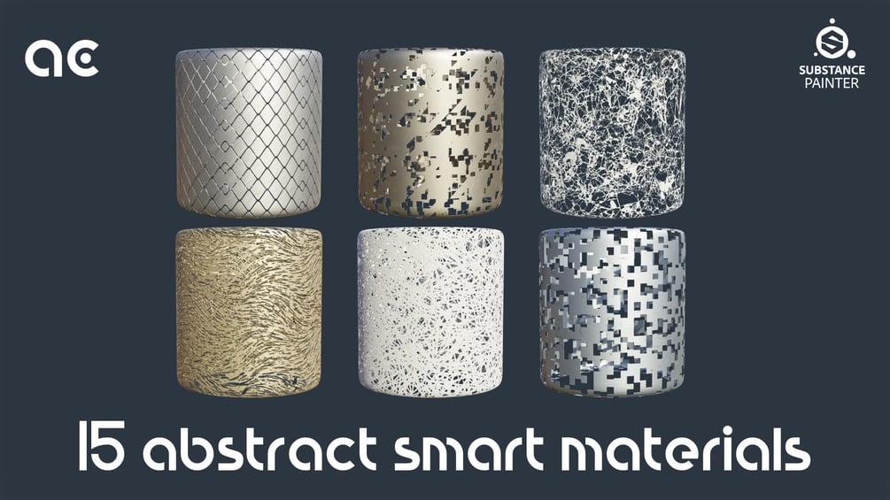 Abstract Smart Materials Collection Vol.1 | 15 Smart Materials