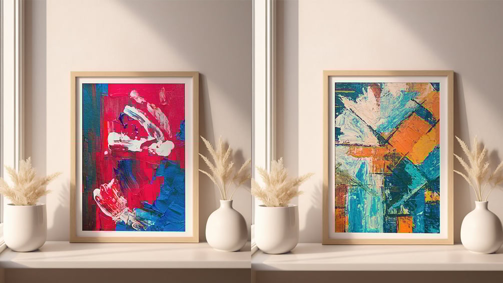 Minimalist Window Frame PSD Mockup – Customizable Digital Download for ...