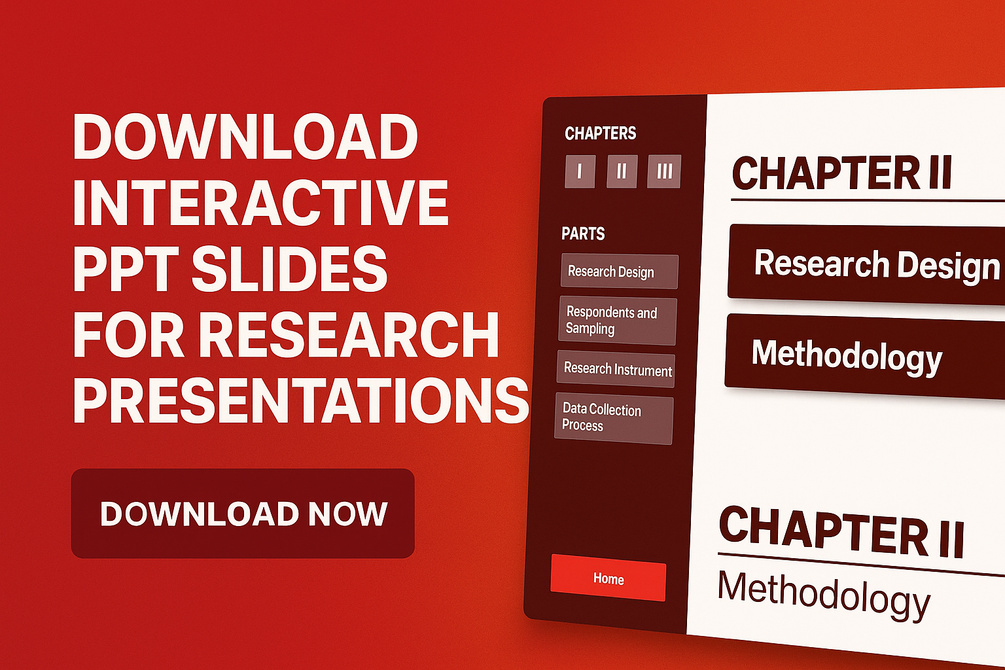 Interactive PowerPoint Template for Research Defense