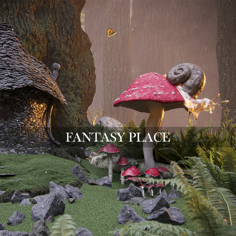 Fantasy place - Cinema4d + Corona Render