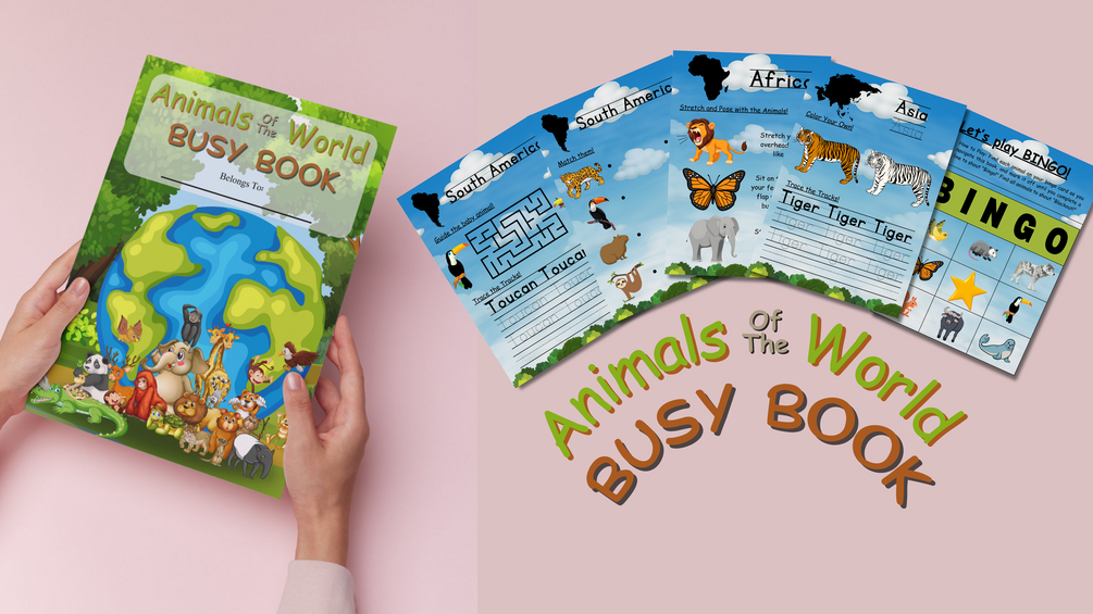 Animals of the World Busy Book