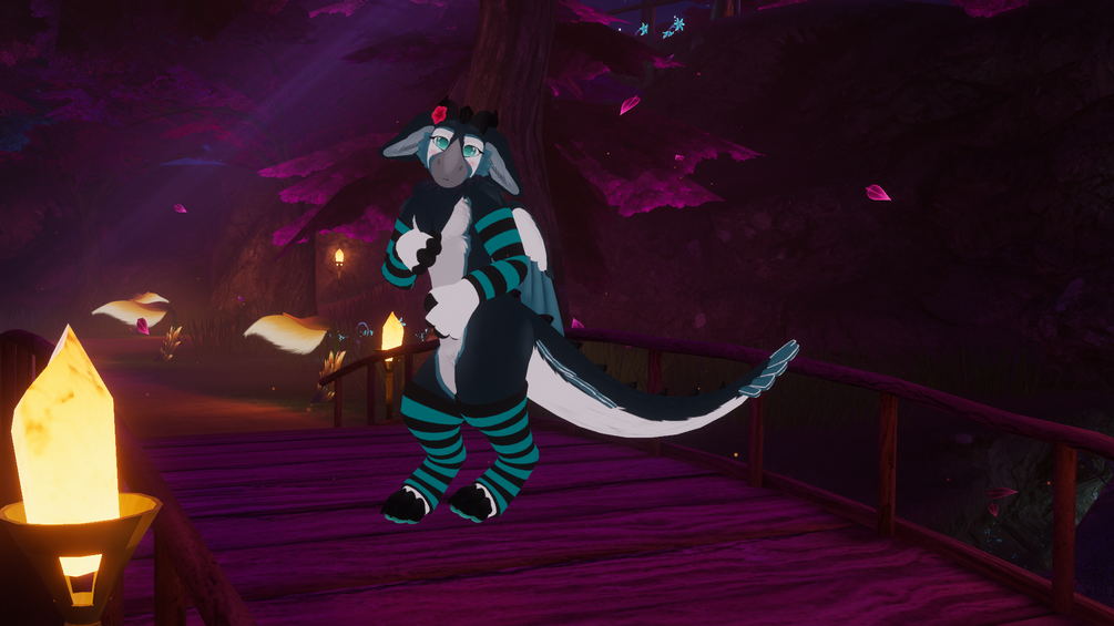 Arm Warmers and Thigh Highs for Dutch Angel Dragon (VRChat)