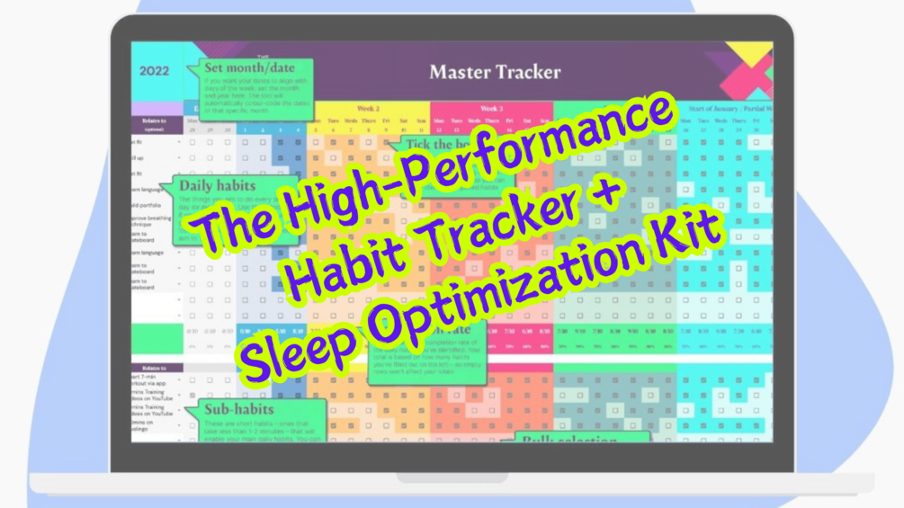 The High-Performance Habit Tracker + Sleep Optimization Kit