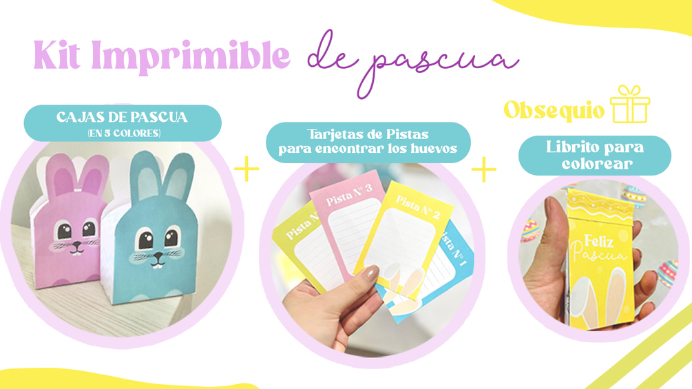 KIT IMPRIMIBLE DE PASCUA