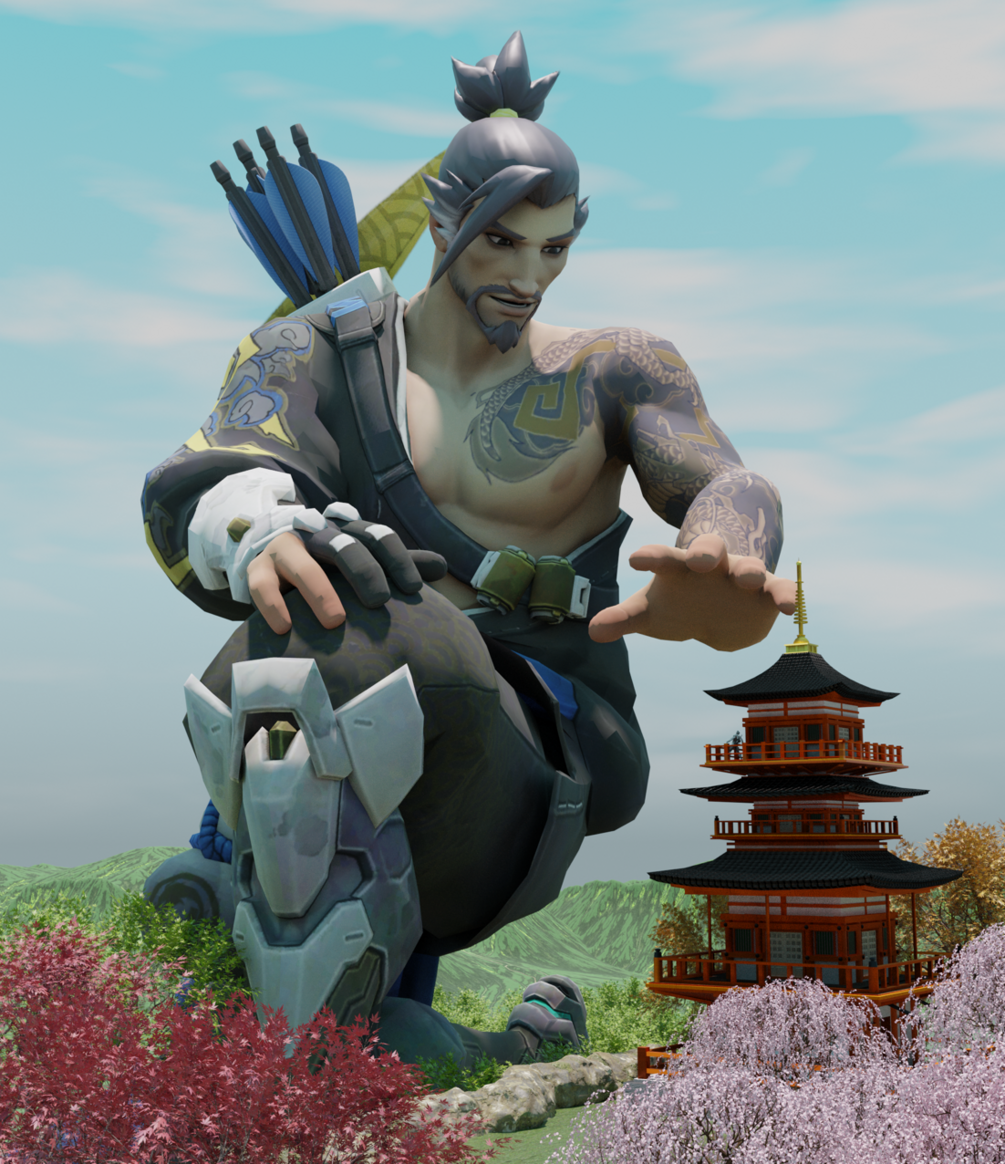 Hanzo (Overwatch) I - The Dragon's Hunt (14 Photos)